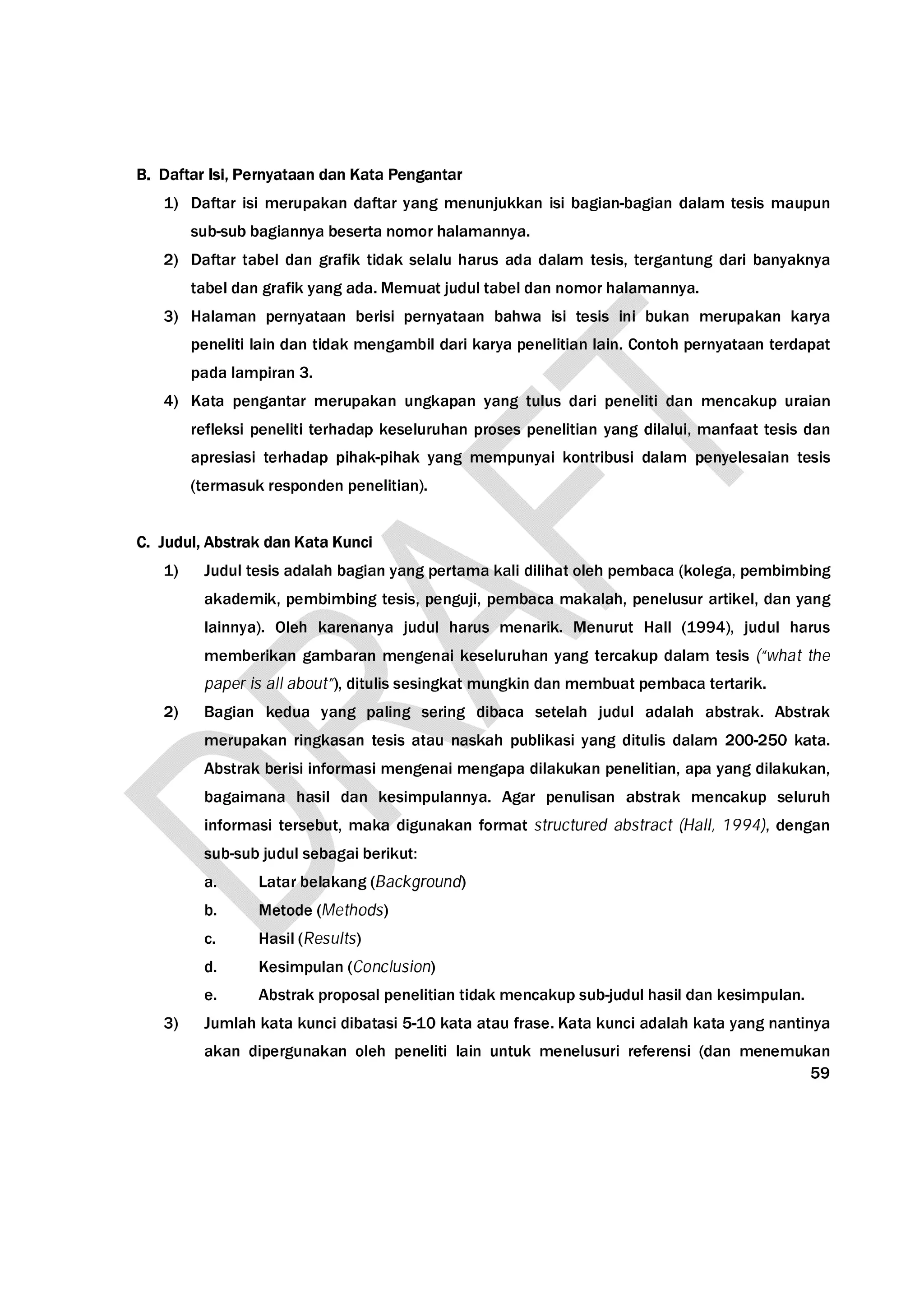 Format proposal Skripsi dan Tesis | PDF