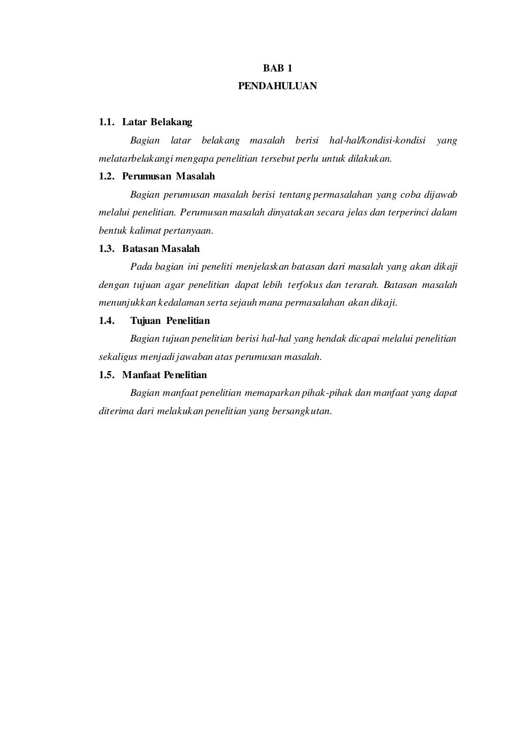 Format proposal skripsi