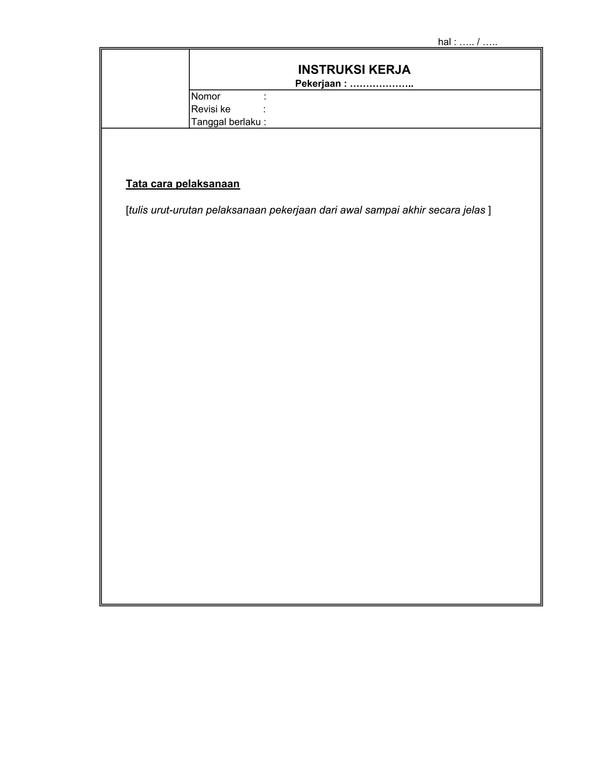 Format rk3 k dinas pu | PDF