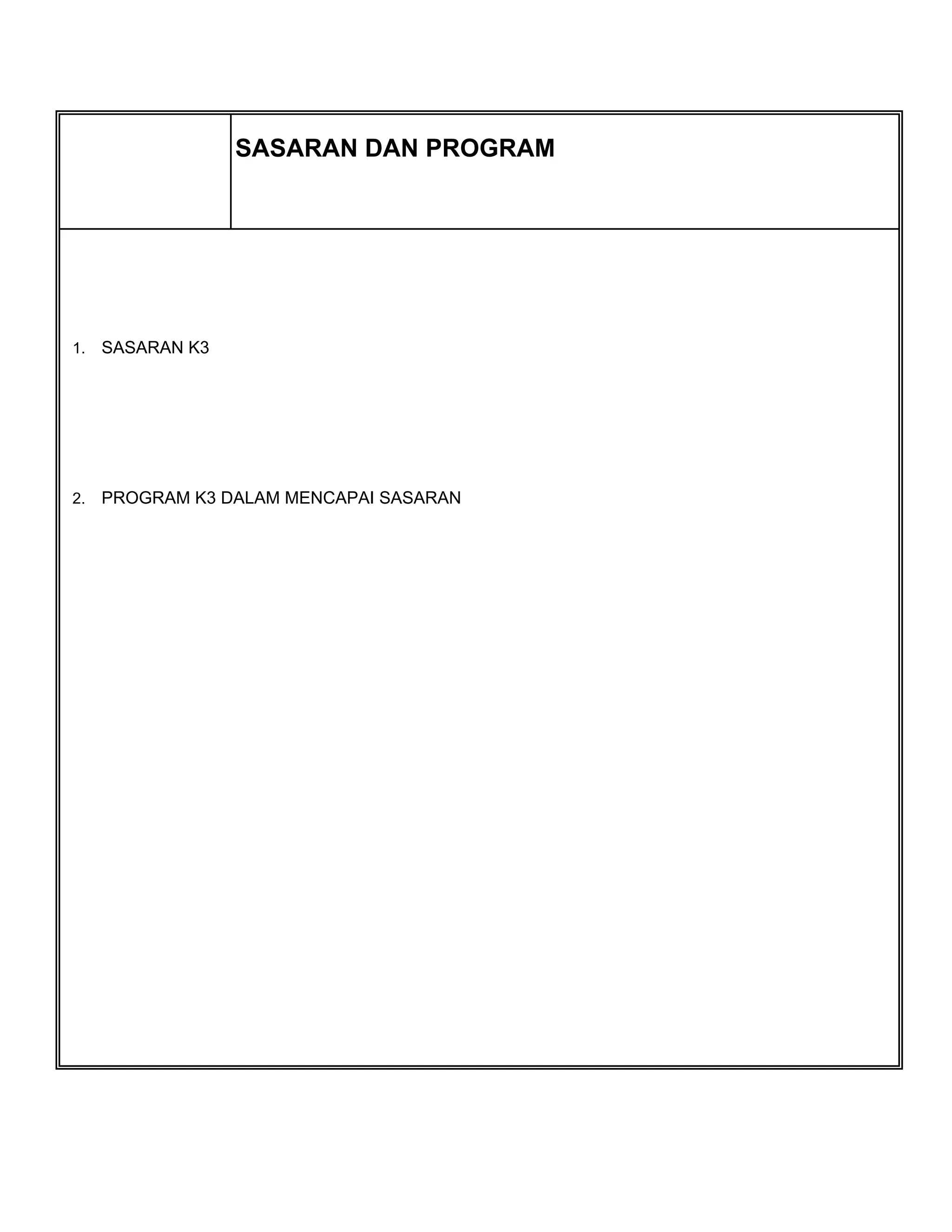 Format rk3 k dinas pu | PDF