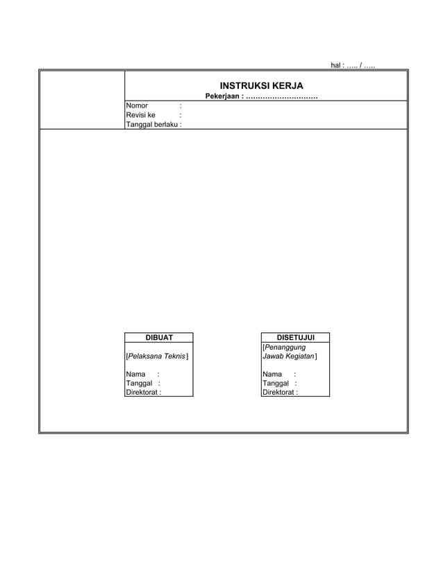 Format rk3 k dinas pu | PDF
