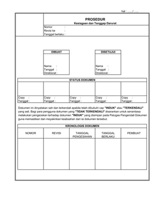 Format rk3 k dinas pu | PDF
