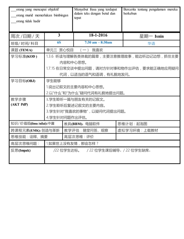 Format rph 2017 | PDF