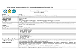 Format RPS HTN OBE Tahun 2022.doc