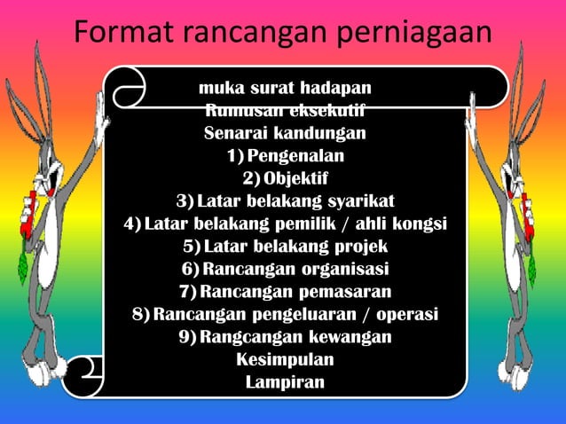 Format rancangan perniagaan | PPT