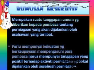 Format rancangan perniagaan | PPT