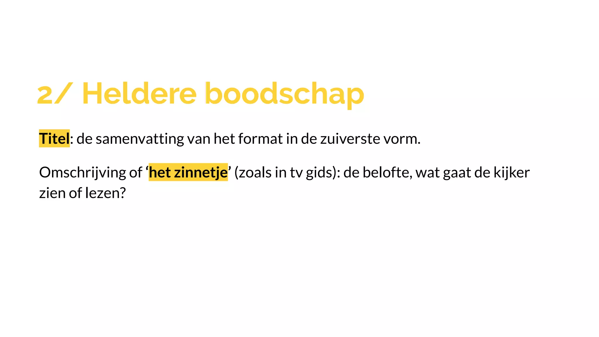 Waarom formats gebruiken? | PPT