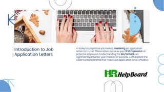 formats-of-job-application-letters , Sample job application letters | PPTX
