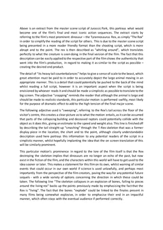 Formats and conventions of scripts for media products | DOCX