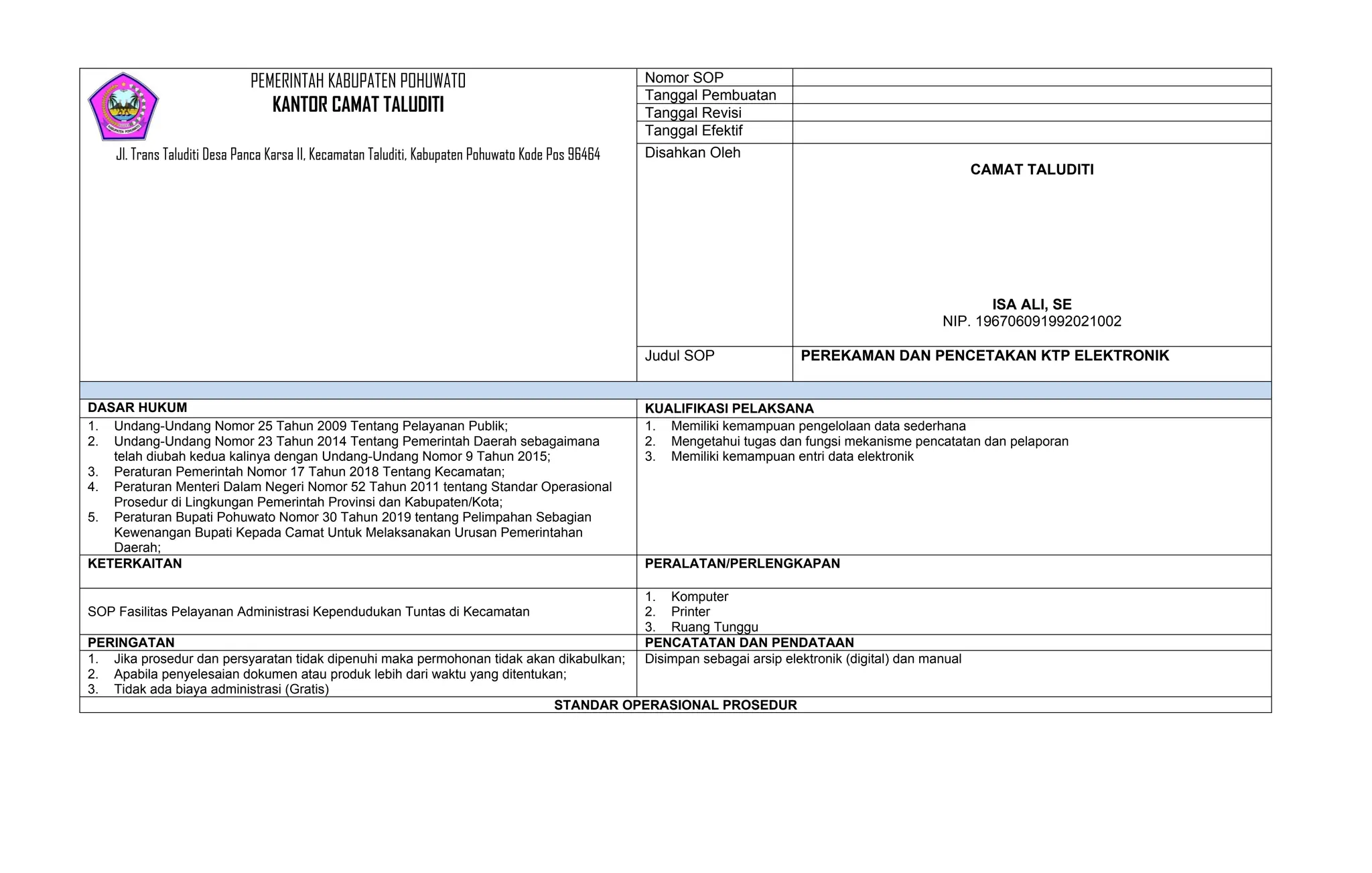Contoh Format SOP Cetak & Rekam KTP_EL.docx