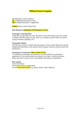 Formal Templates in Non-verbal communication | PDF