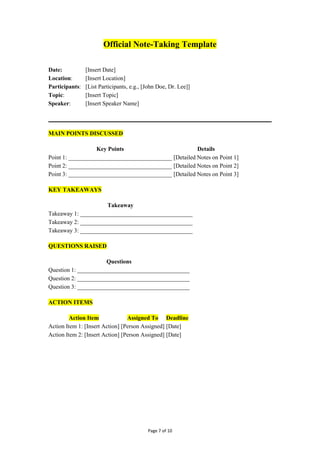 Formal Templates in Non-verbal communication | PDF
