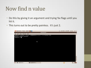 Format String Exploitation | PPT
