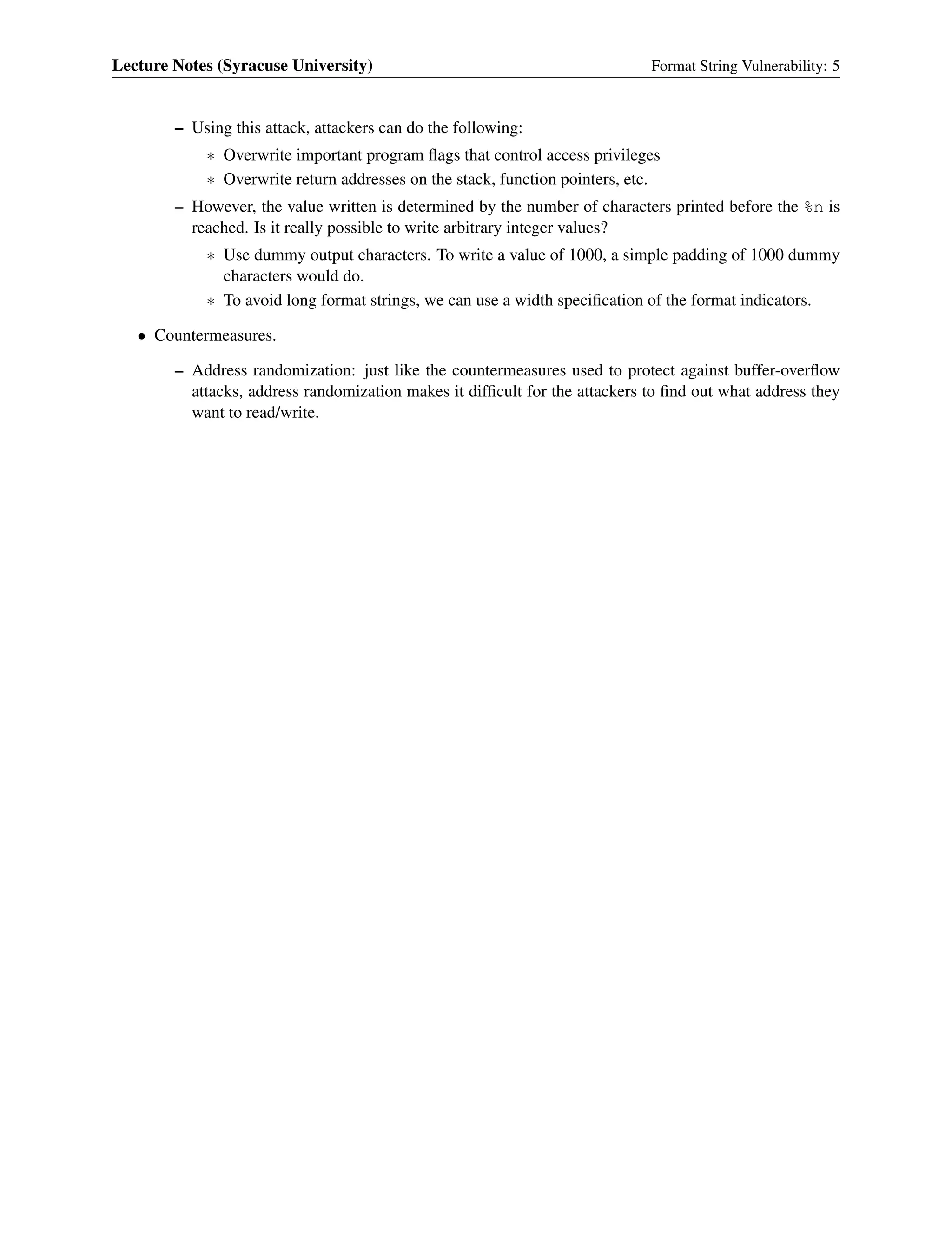 Format String Pdf