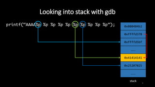 Format String Vulnerability | PDF | Programming Languages | Computing