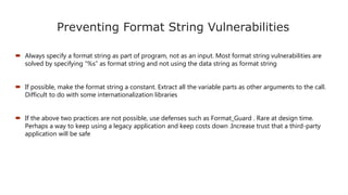 Format String Attack | PPTX