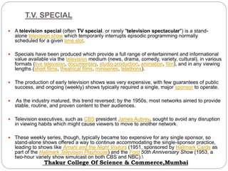 Understanding TV Formats & Types Part- D | PPT