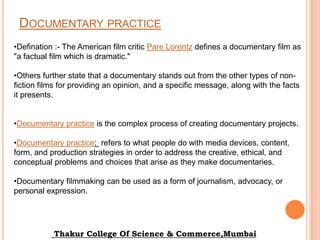 Understanding TV Formats & types of format Part B | PPTX