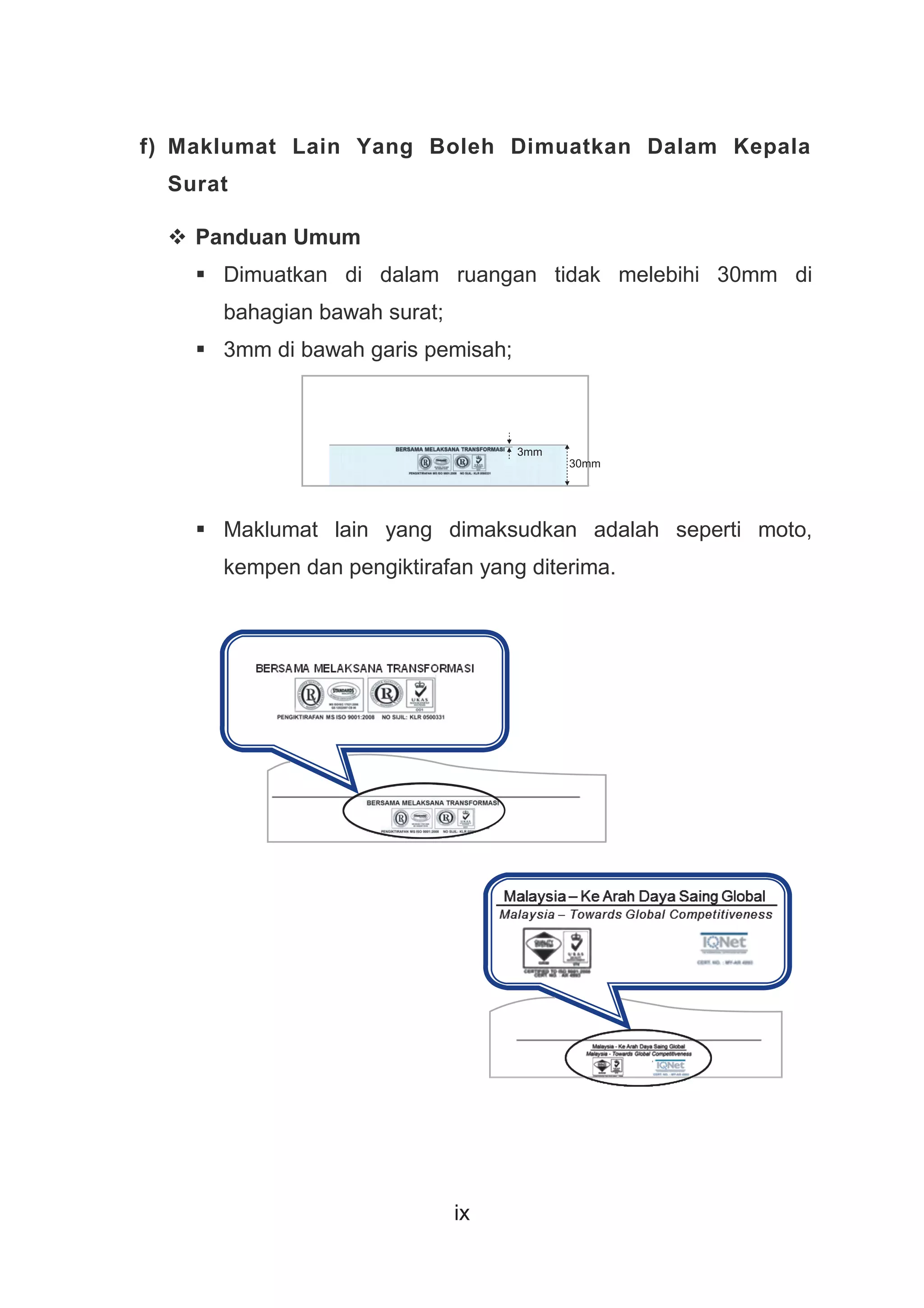 Format surat rasmi | PDF