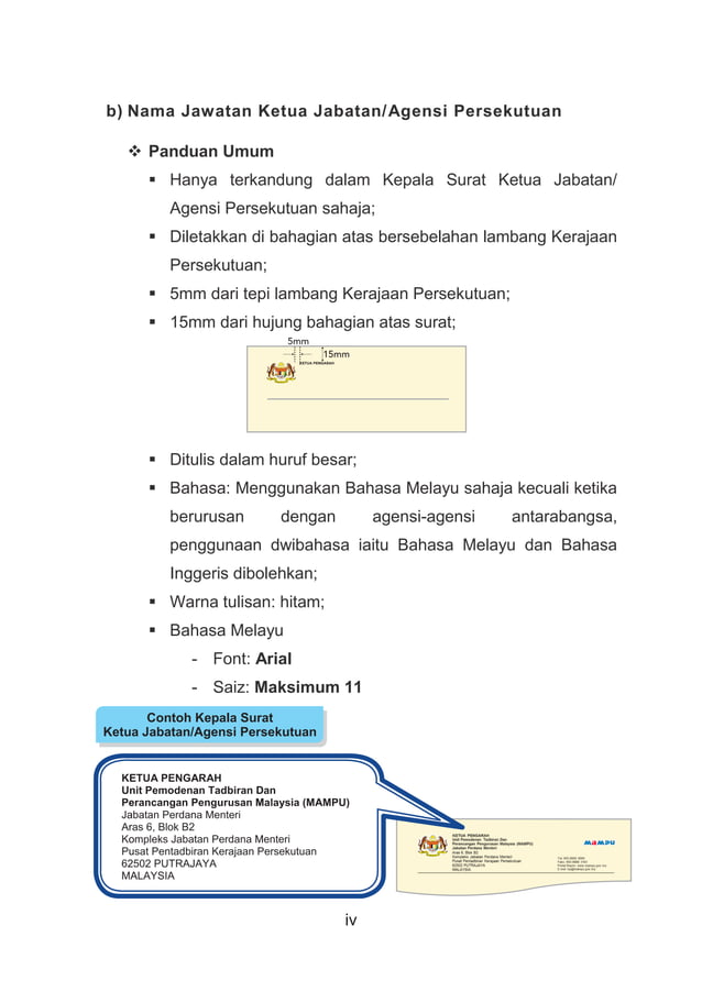 Format surat rasmi | PDF