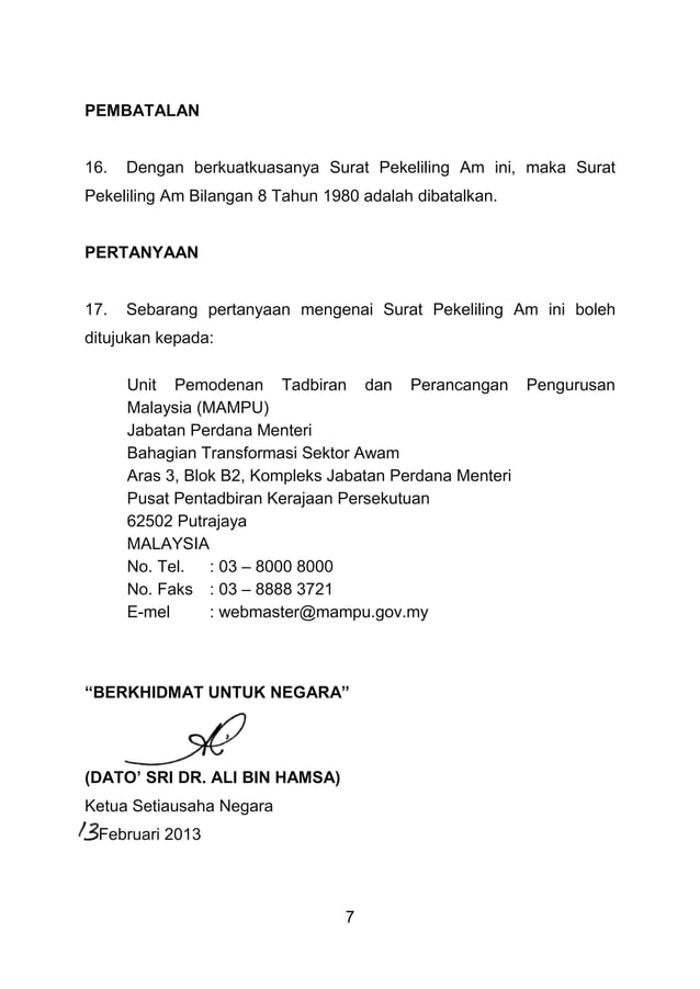 Format surat rasmi | PDF