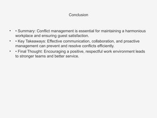 Conflict_Management_for_Hotel_Employees. | PPTX