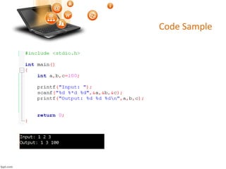 SPL 5 | scanf in C | PPT