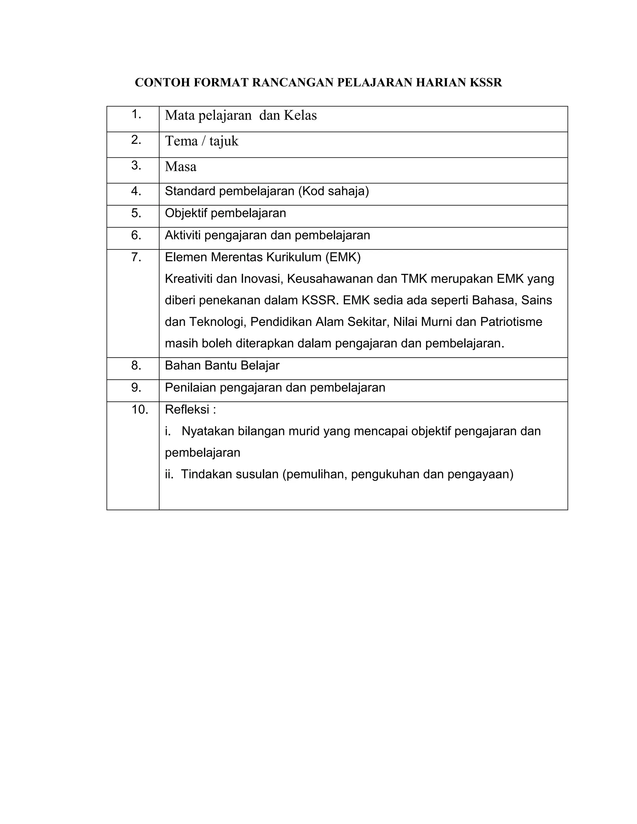 Format terkini rph 1 jun 2011 | PDF