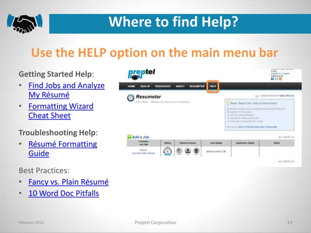 Résumé Formatting Wizard | PPT