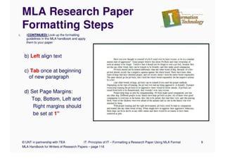 Formatting A Research Paper | PDF