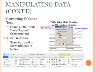 Formatting content in_word_(part_2) | PPT