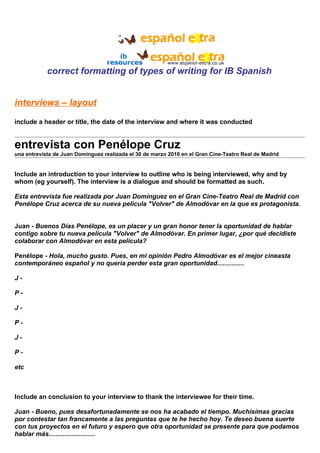 Formatting different types_of_writing | DOC