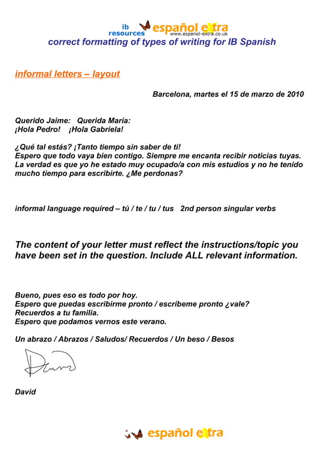 Formatting different types_of_writing | DOC | Resume Writing and Advice ...