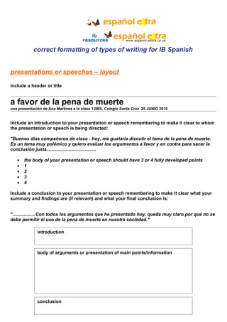 Formatting different types_of_writing | DOC