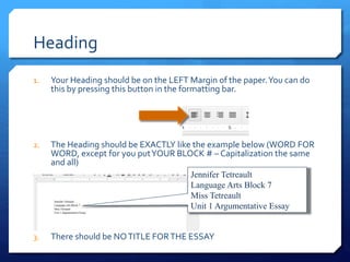 Formatting essentials and common mistakes | PPTX