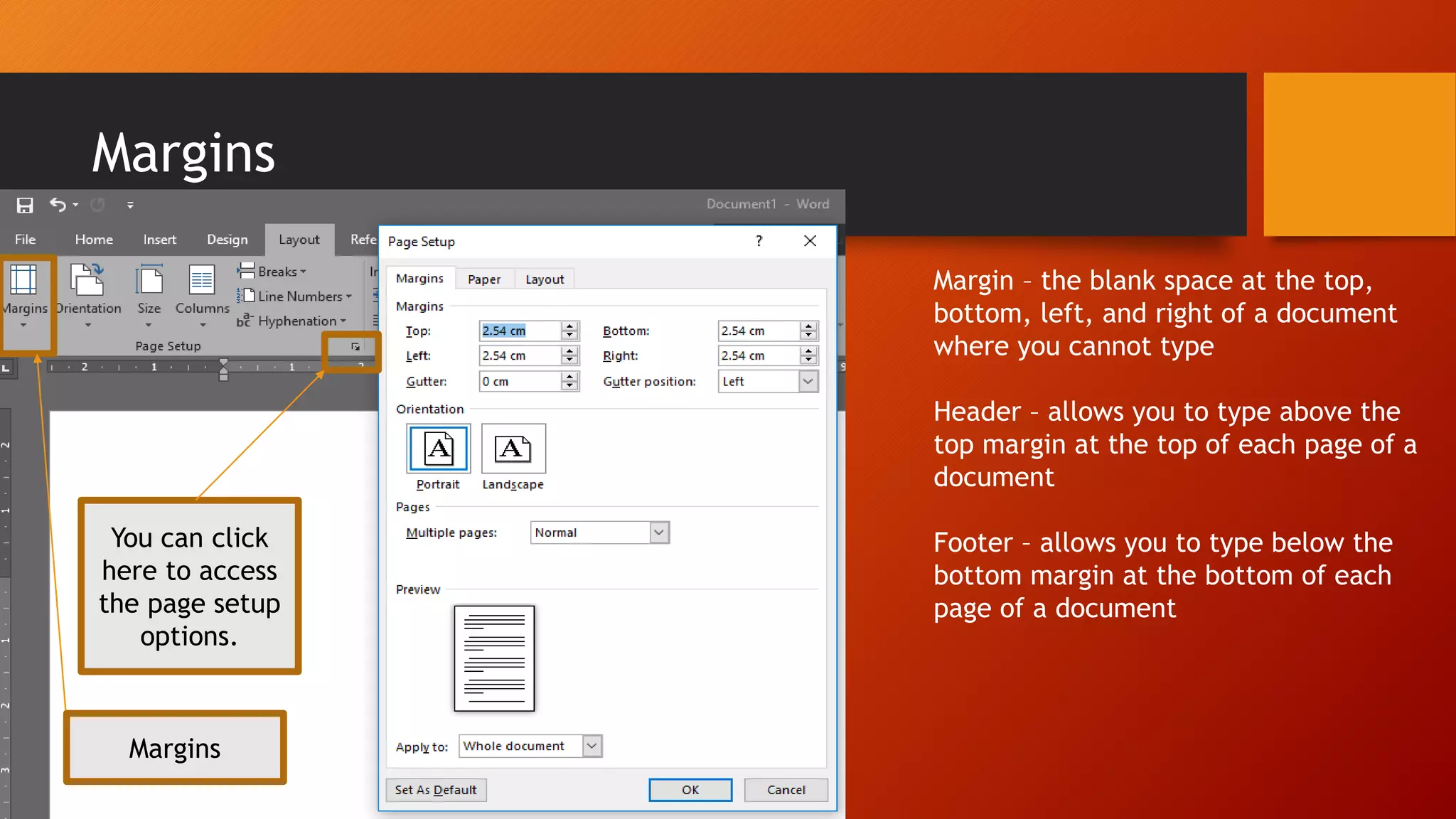 Formatting features in microsoft word | PPTX