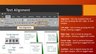 Formatting features in microsoft word | PPTX