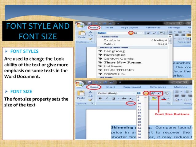 FORMATTING FEATURES OF MS WORD AND OTHER FEATURES OF MS WORD.pptx by: Saud K. Kamad | PPTX