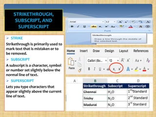 FORMATTING FEATURES OF MS WORD AND OTHER FEATURES OF MS WORD.pptx by: Saud K. Kamad | PPTX