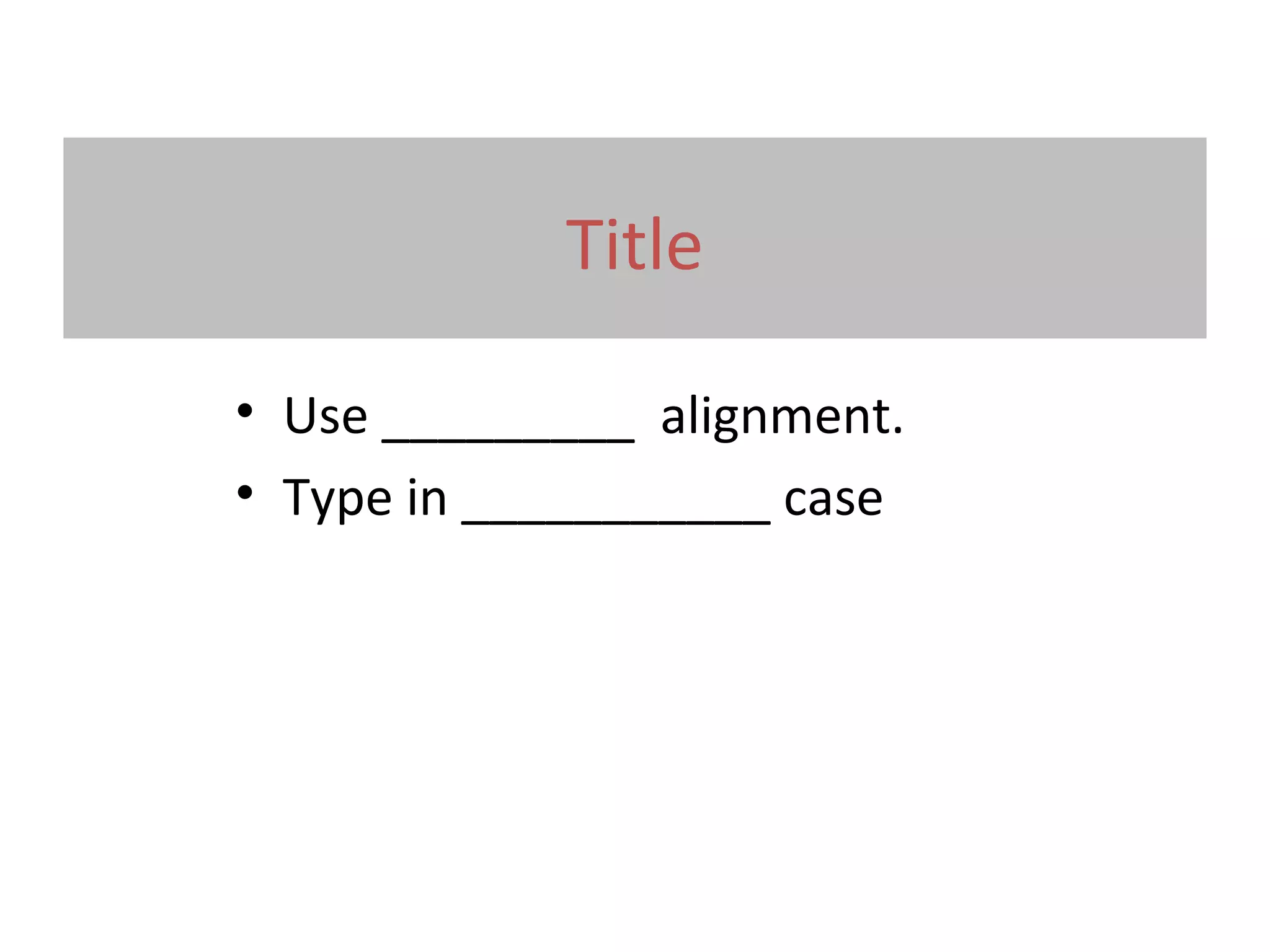 Formatting mla reports | PPT