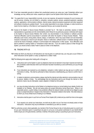 Formax terms and conditions | PDF