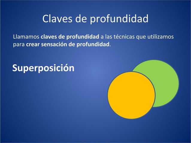 Forma y claves de profundidad | PPS