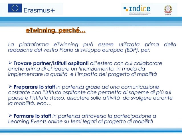 eTwinning per Erasmus Plus KA1 | PPT