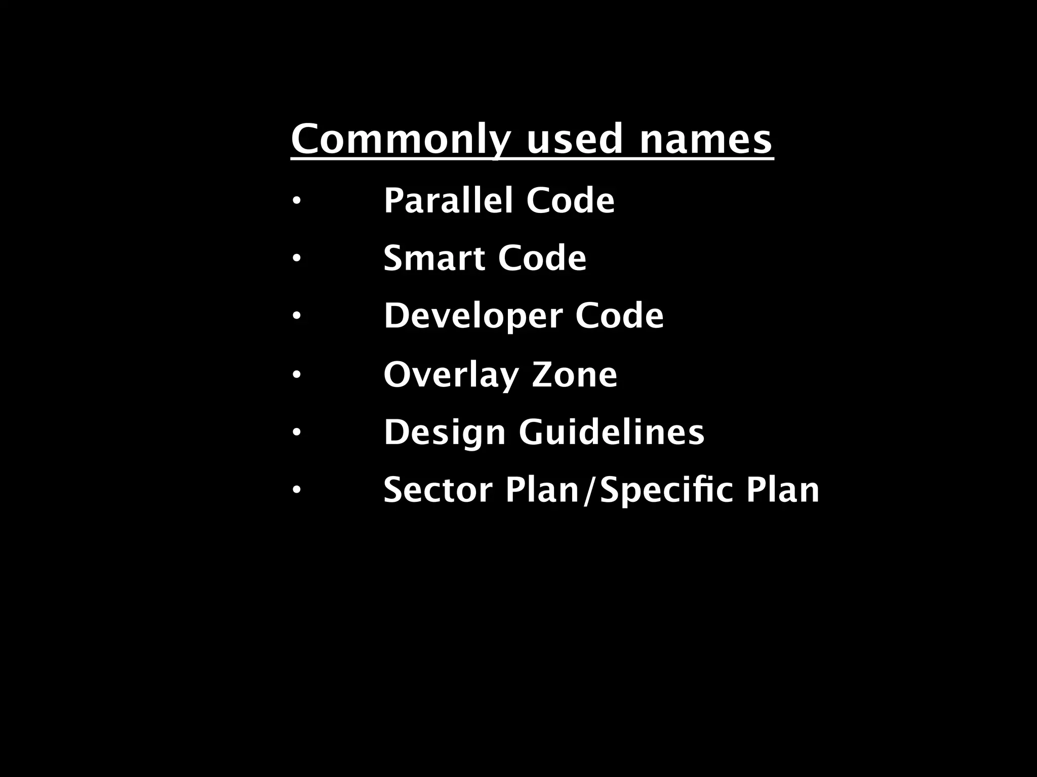 Form based codes intro | PDF