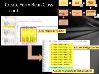 Form Bean Creation Process for NIG System | PPT