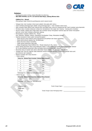 Form bisnis & spaj | PDF