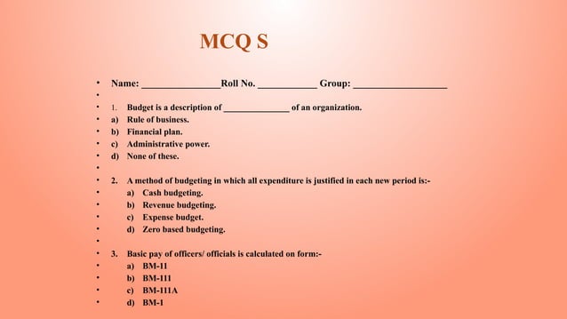 FORM BM - IV SNE Budget Finance Audit plt .pptx