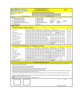 Form bpjs | PDF