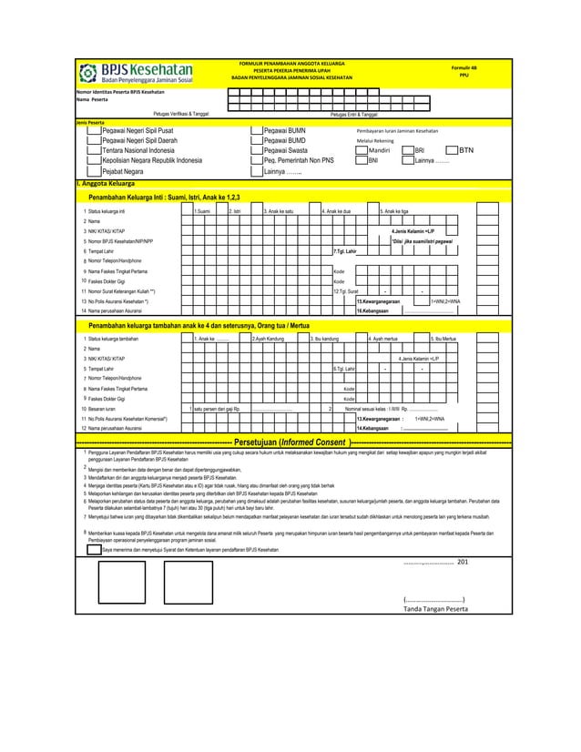 Form bpjs | PDF