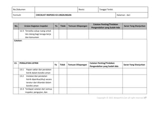 FORM CHECK LIST INSPEKSI K3-LINGKUNGAN (GENERAL INSPECTION).pdf